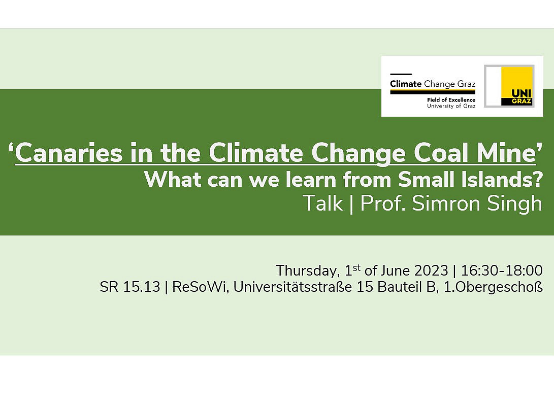 'Canaries in the Climate Change Coal Mine' - Climate Change